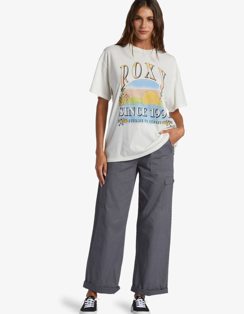 ROXY Sunrise To Sunset Womens Boyfriend Tee - WHITE | Tillys