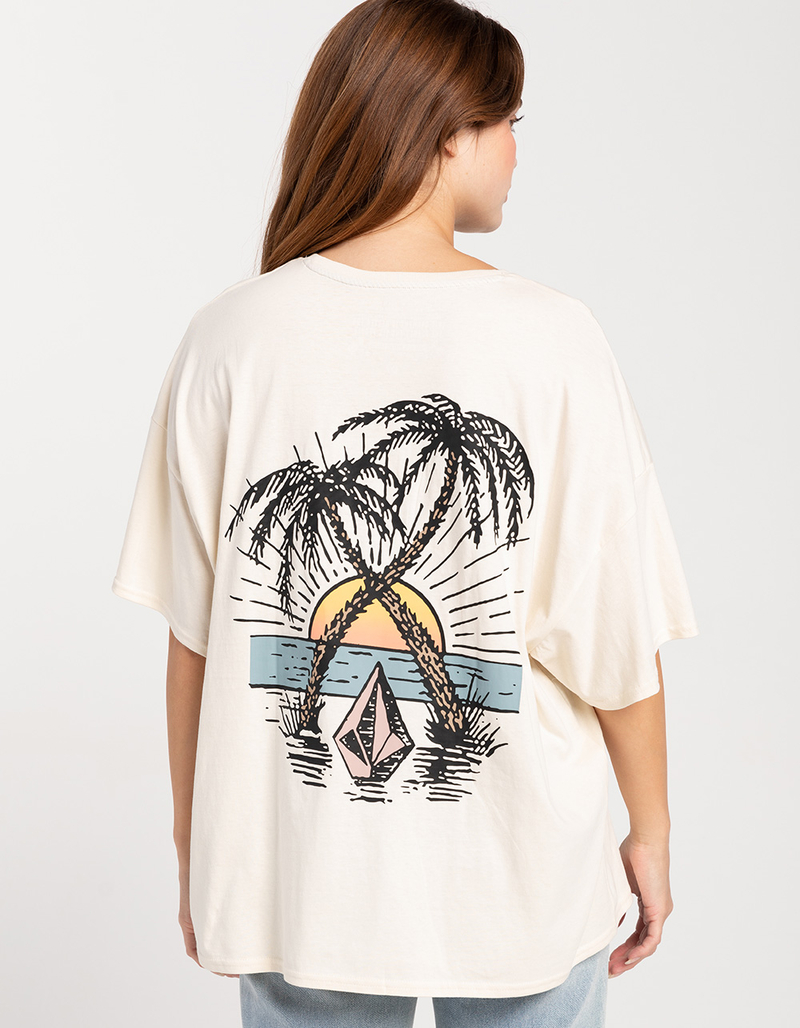 VOLCOM Palmy Nites Womens Oversized Tee - CREAM | Tillys