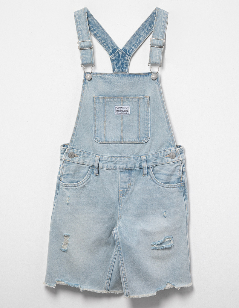 LEVI'S Denim Midi Girls Shortalls - LIGHT WASH | Tillys