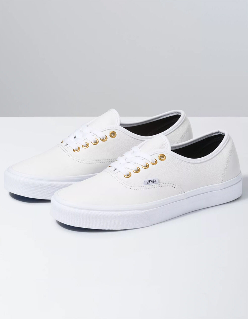 VANS Leather Authentic Mens Shoes - TRUE WHITE/TRUE WHITE | Tillys