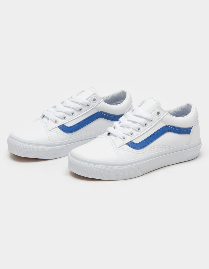 VANS Old Skool Kids White Combo Shoes - WHITE COMBO - 2 | Tillys