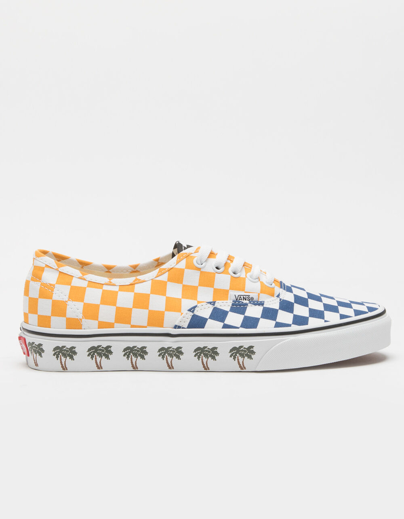 VANS Palm Tree Checkerboard Authentic Shoes - MULTI | Tillys