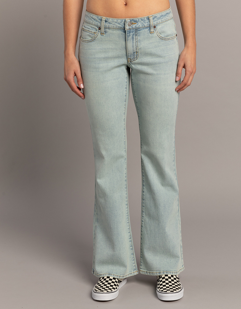 RSQ Womens Low Rise Flare Jeans - LIGHT WASH | Tillys