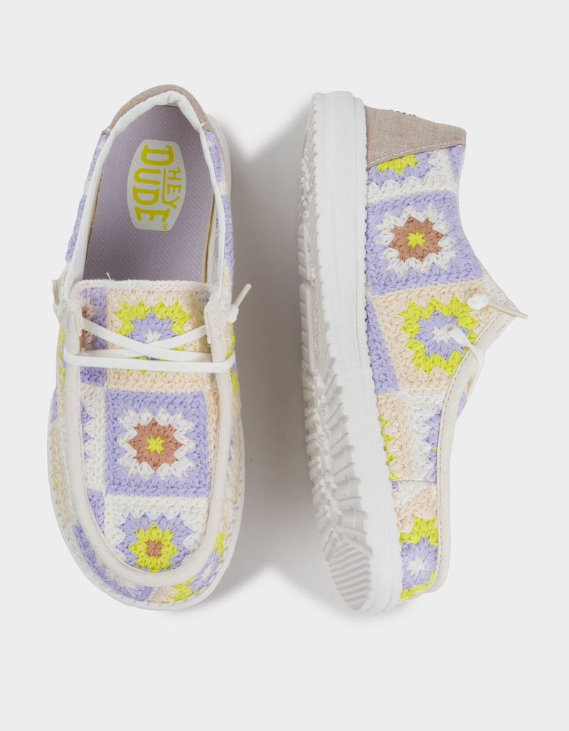 HEY DUDE Wendy Cottage Crochet Womens Shoes - LAVENDAR - 10 | Tillys
