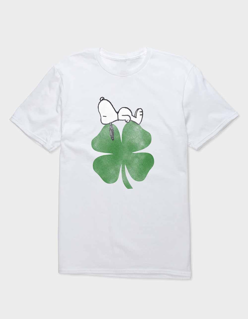 PEANUTS Four Leaf Clover Snoopy Unisex Tee - WHITE - XXXL | Tillys