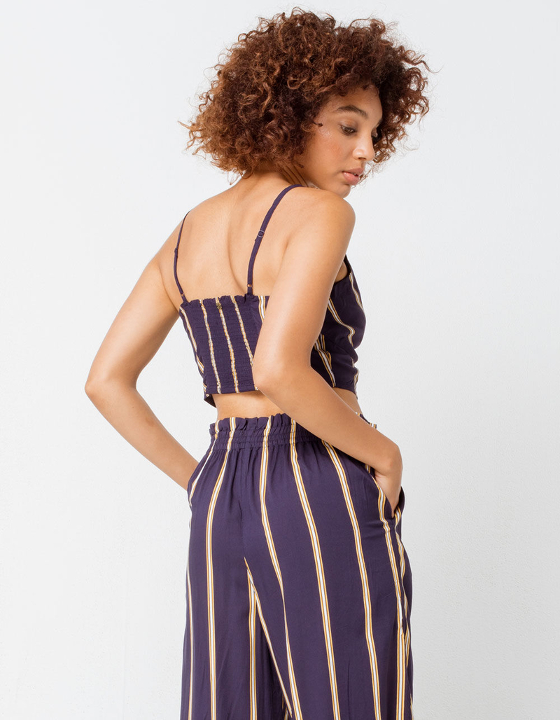 VOLCOM Gen Wow Navy Womens Crop Top - NAVY | Tillys