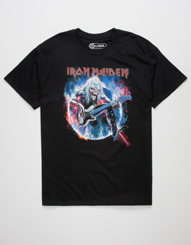 IRON MAIDEN Eddie Bass Mens T-Shirt - BLACK - L | Tillys