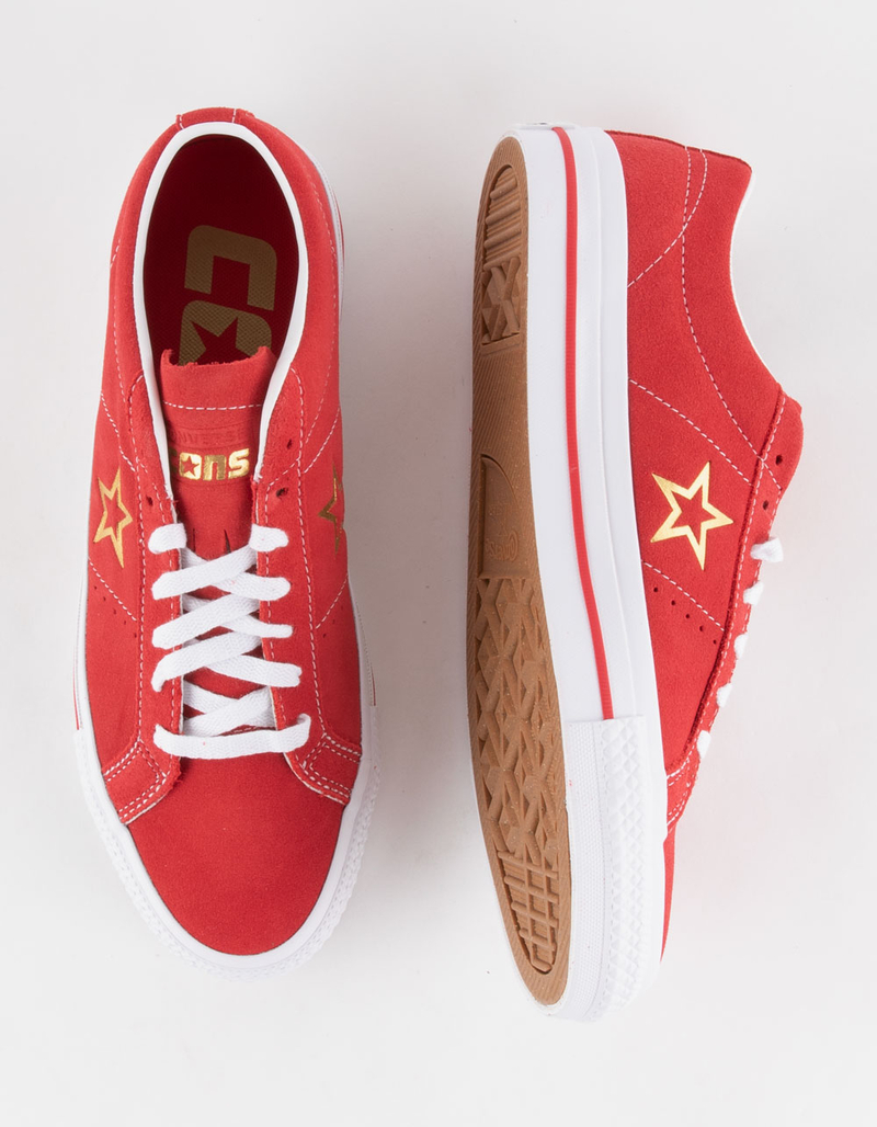 CONVERSE One Star Pro Suede Shoes - RED/WHITE | Tillys