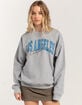 LOS ANGELES California Script Unisex Crewneck Sweatshirt - HEATHER GRAY | Tillys