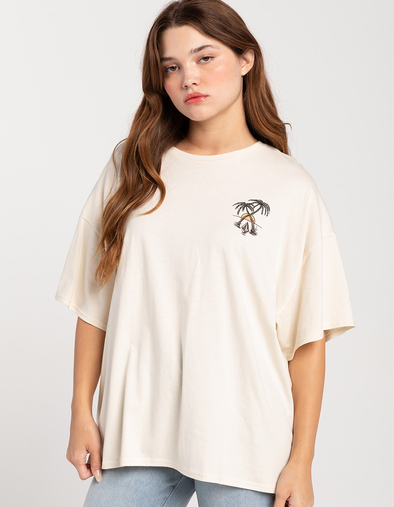 VOLCOM Palmy Nites Womens Oversized Tee - CREAM | Tillys