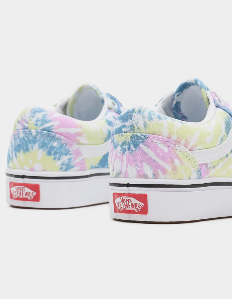 VANS Tie Dye ComfyCush Old Skool Womens Shoes - ORCHID/TRUE WHITE | Tillys