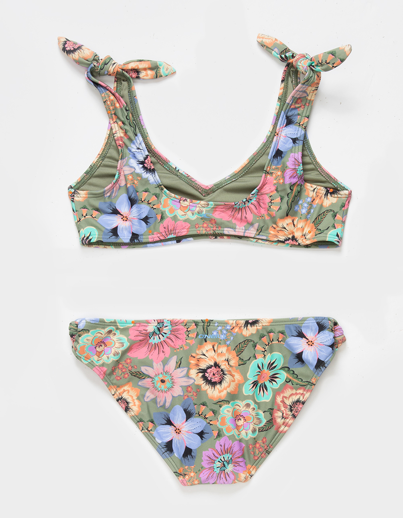 O Neill Talitha Girls Bralette Bikini Set Multi 12 Tillys