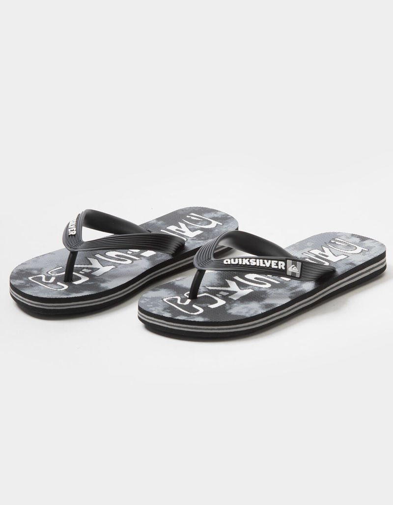 QUIKSILVER Molokai Acid Drop Boys Sandals - BLACK | Tillys