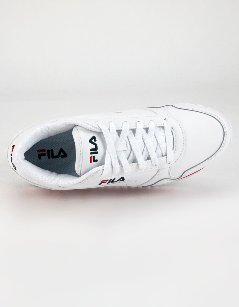 FILA Orbit Stripe Womens Platform Shoes - WHITE - 6 | Tillys