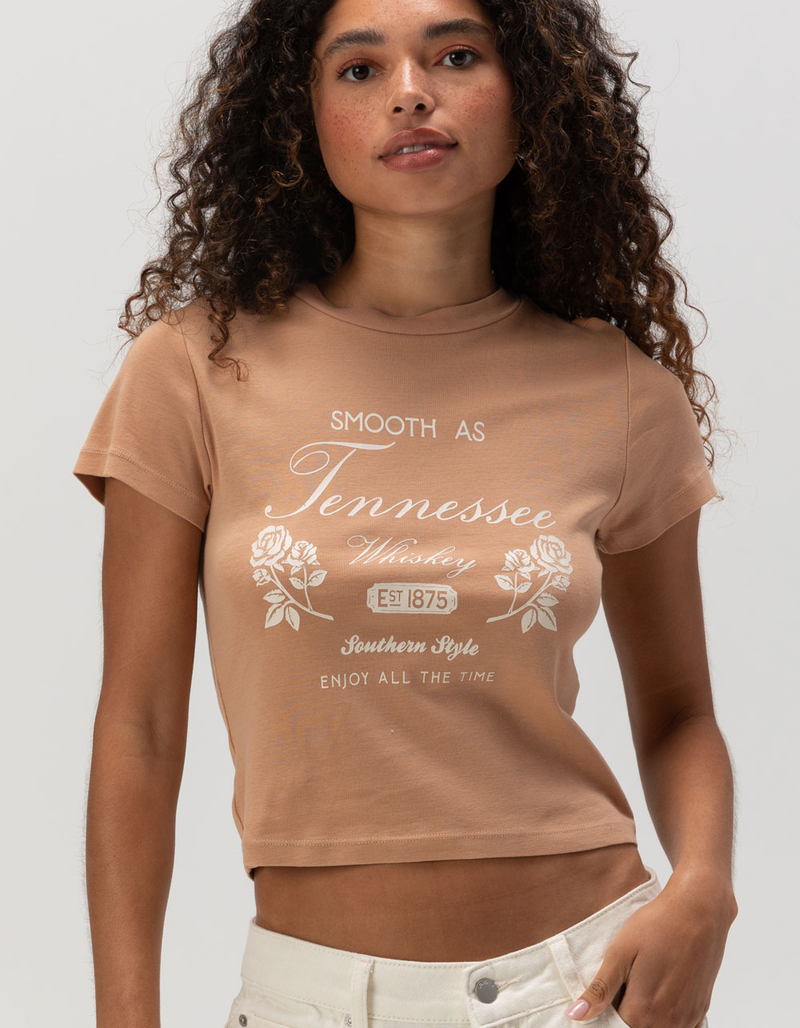 FULL TILT Smooth Whiskey Womens Baby Tee - TAN | Tillys