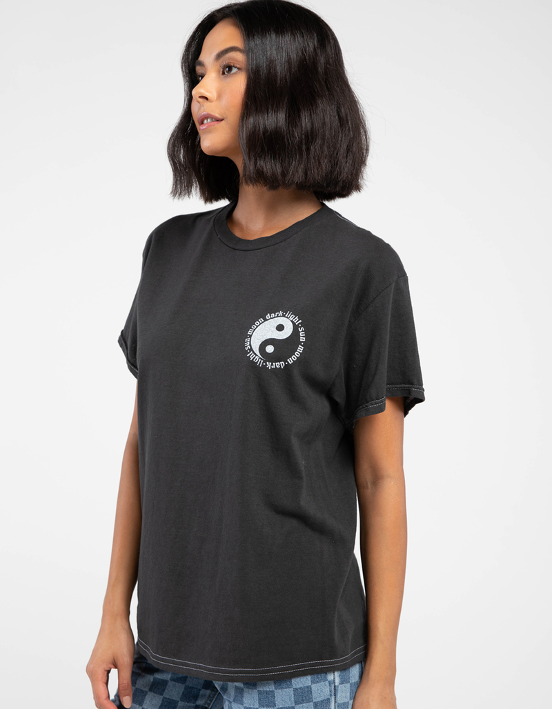 FULL TILT Yin Yang Womens Oversized Tee - GRAY | Tillys