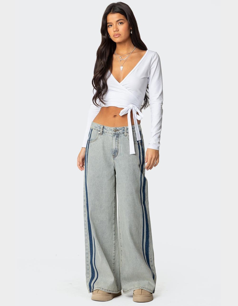 EDIKTED Aila Wrap Top - WHITE | Tillys