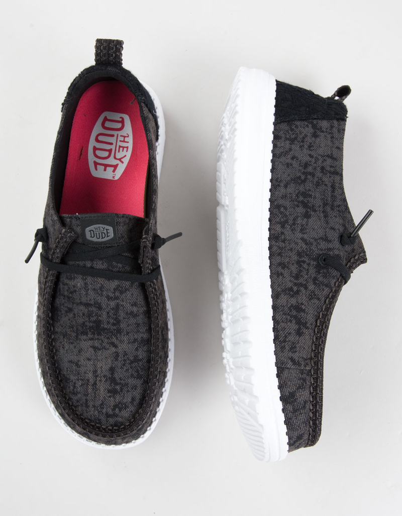 HEY DUDE Wendy Surf Wash Womens Shoes - BLACK - 9 | Tillys