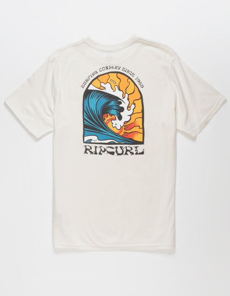 RIP CURL Rays And Hazed Mens Tee - BONE - S | Tillys