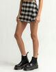 LOVE TREE Plaid Skort - BLACK | Tillys
