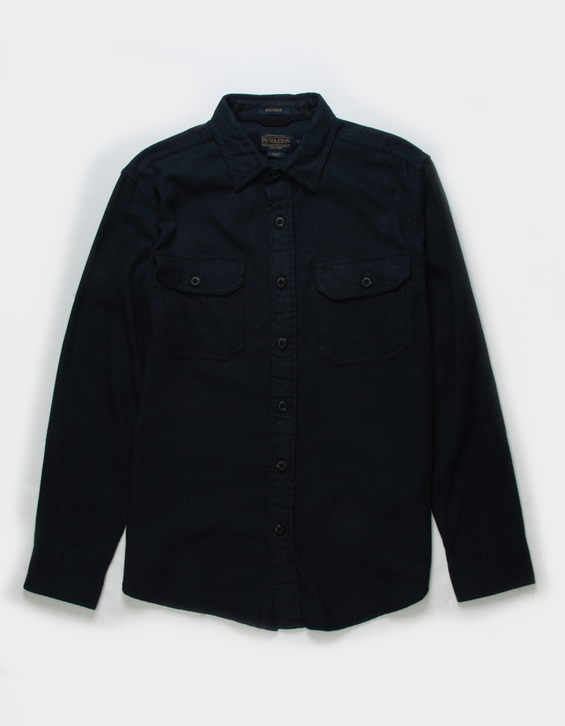 PENDLETON Burnside Mens Flannel Shirt - NAVY | Tillys