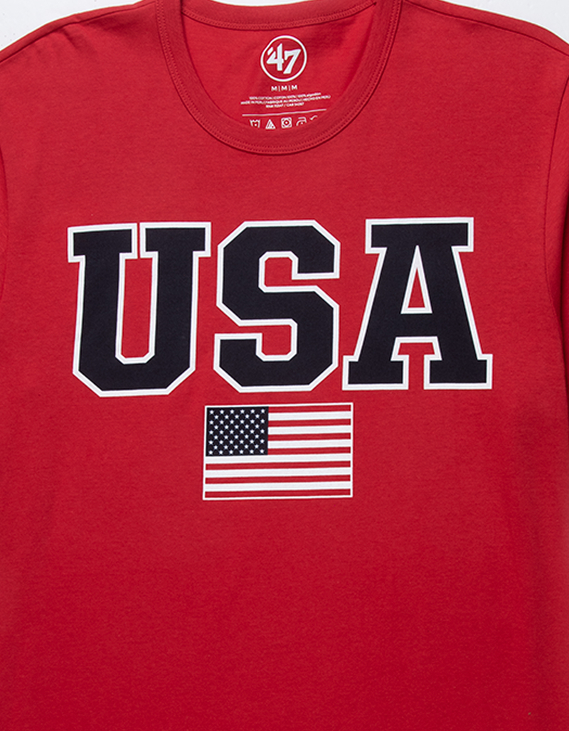 47 BRAND USA Block Mens Tee - RED - L | Tillys