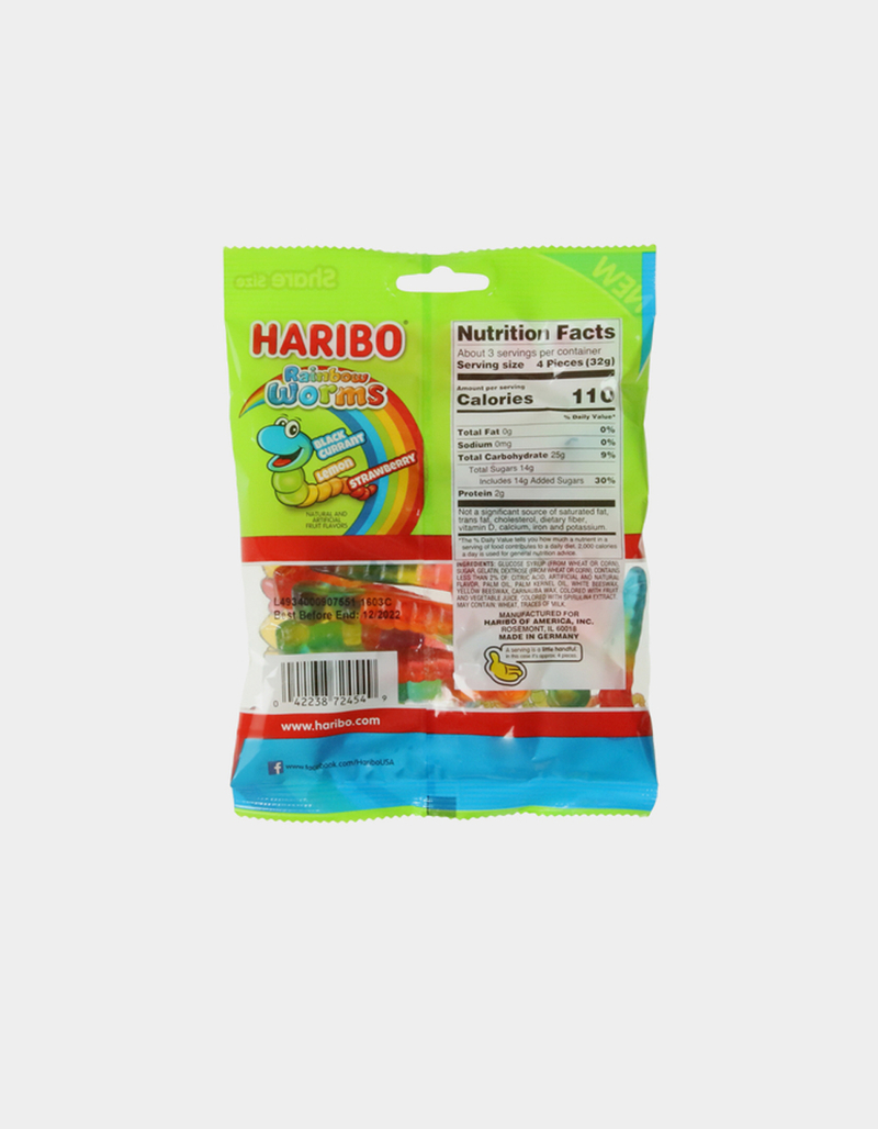 HARIBO Rainbow Worms Gummi Candy - MULTI - ONE SIZE | Tillys