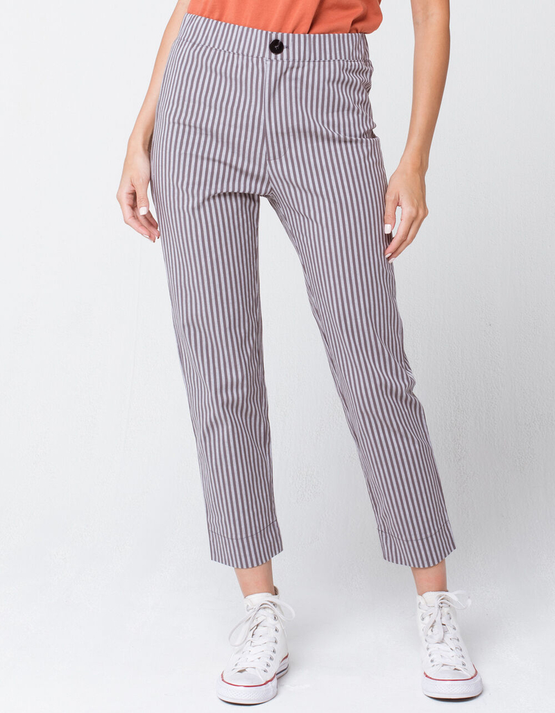 Sky And Sparrow Stripe Womens Pants Gray Xxl Tillys