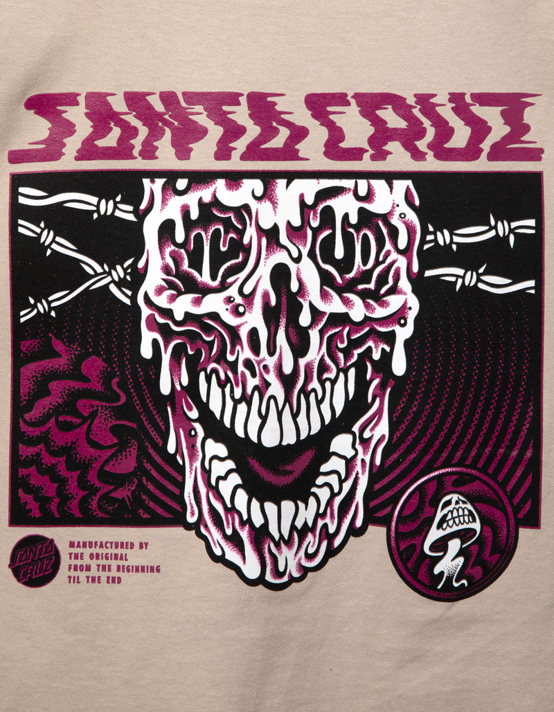SANTA CRUZ Toxic Skull Mens Tee - SAND | Tillys