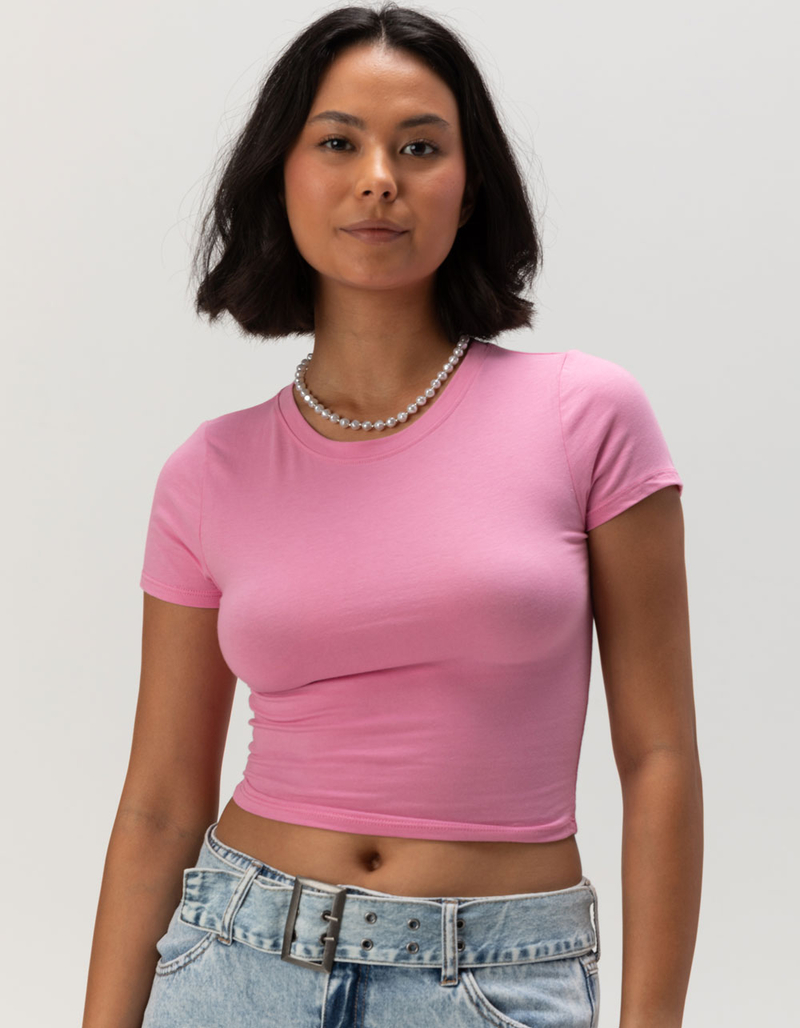 TILLYS Womens Baby Tee - PINK | Tillys