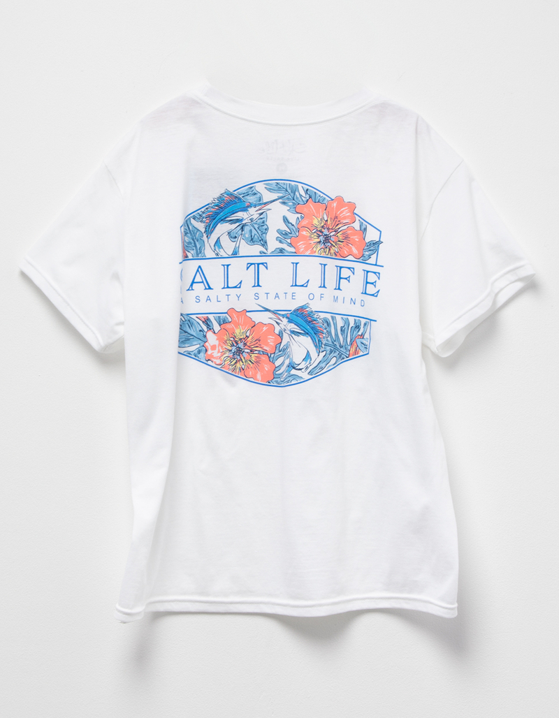 SALT LIFE Tropics Girls Tee - WHITE - M | Tillys