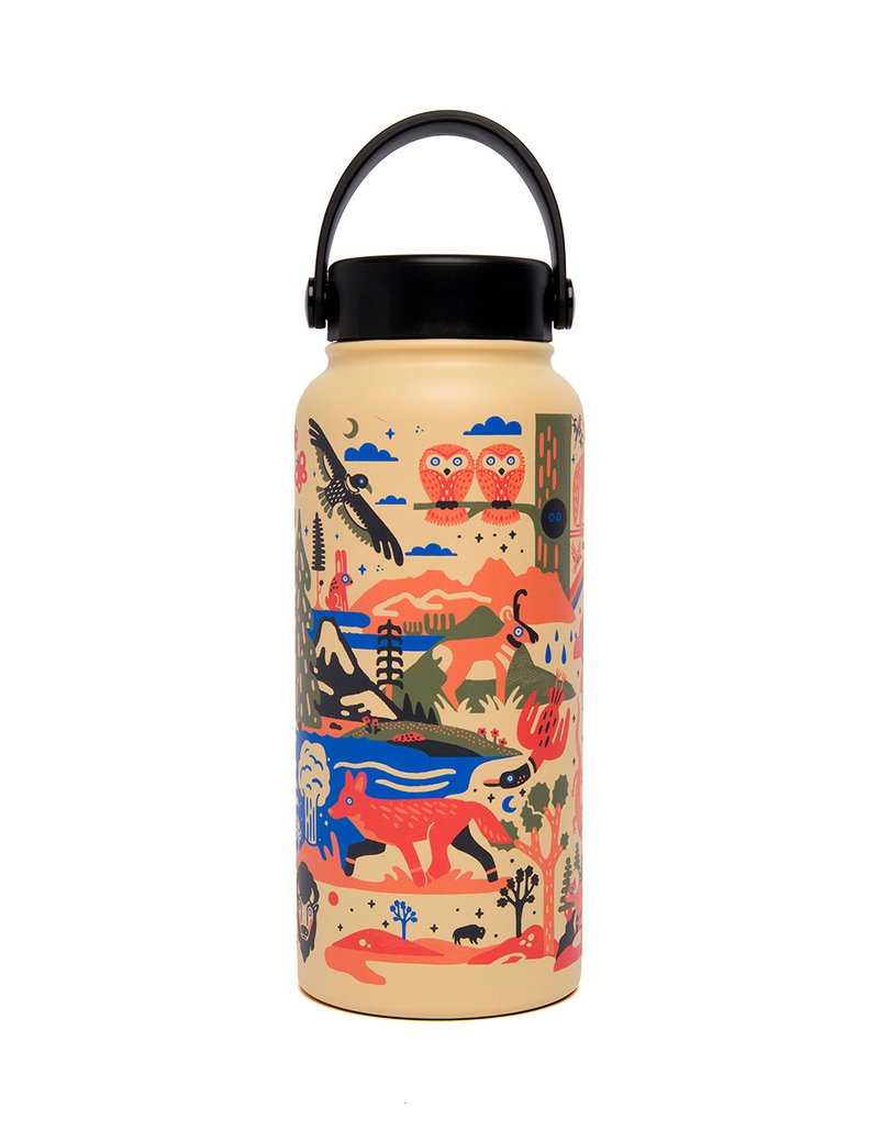 PARKS PROJECT 32 oz Insulated Water Bottle - YELLOW COMBO - ONE SIZE ...