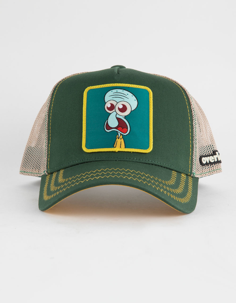 OVERLORD x SpongeBob SquarePants Shocked Squidward Trucker Hat - GREEN ...