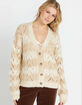 VOLCOM Cosmosa Womens Cardigan - Cream Combo | Tillys