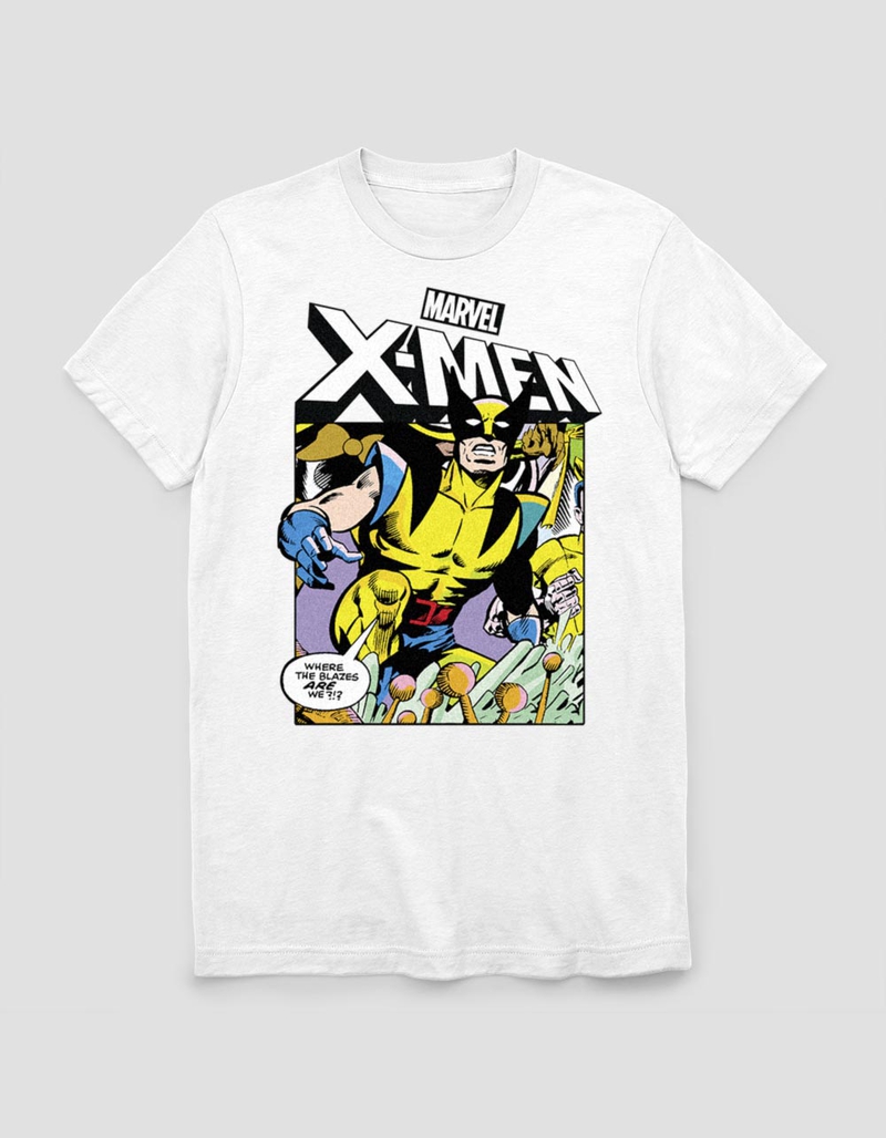 X-MEN Wolverine Comic Strip Unisex Tee - WHITE | Tillys