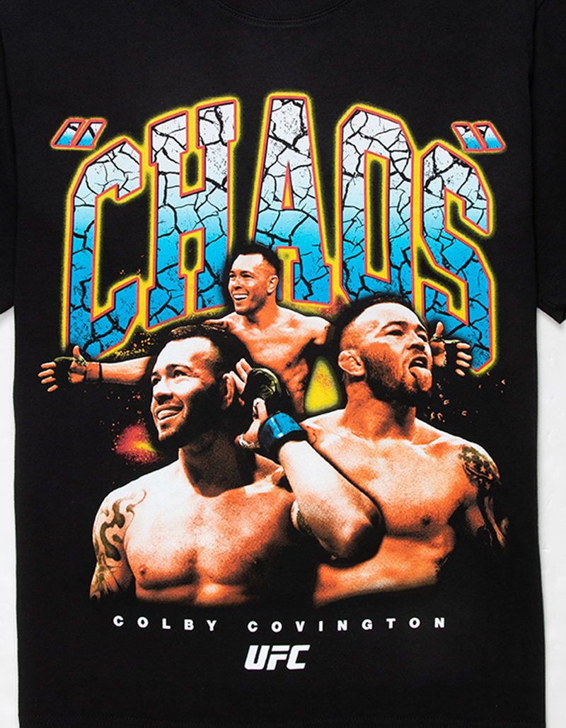 UFC Colby Covington Collage Mens Oversized Boxy Tee - BLACK | Tillys