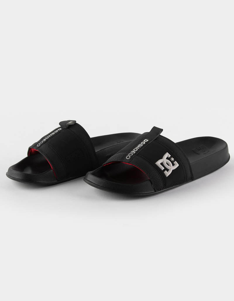 DC Shoes Lynx Mens Slide Sandals - BLACK COMBO | Tillys