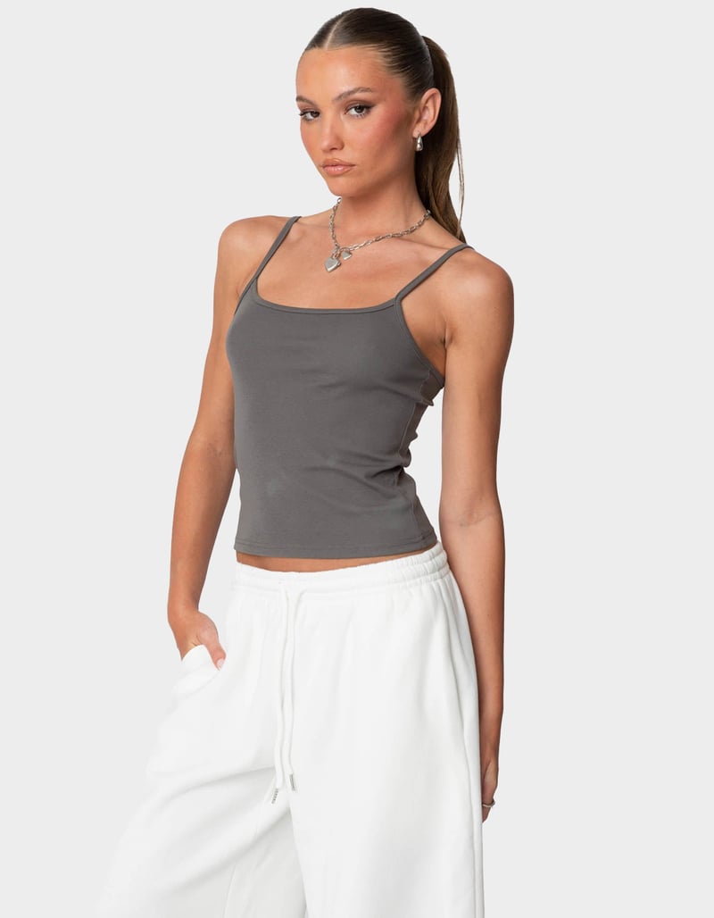 EDIKTED Deanna Tank Top - GRAY | Tillys