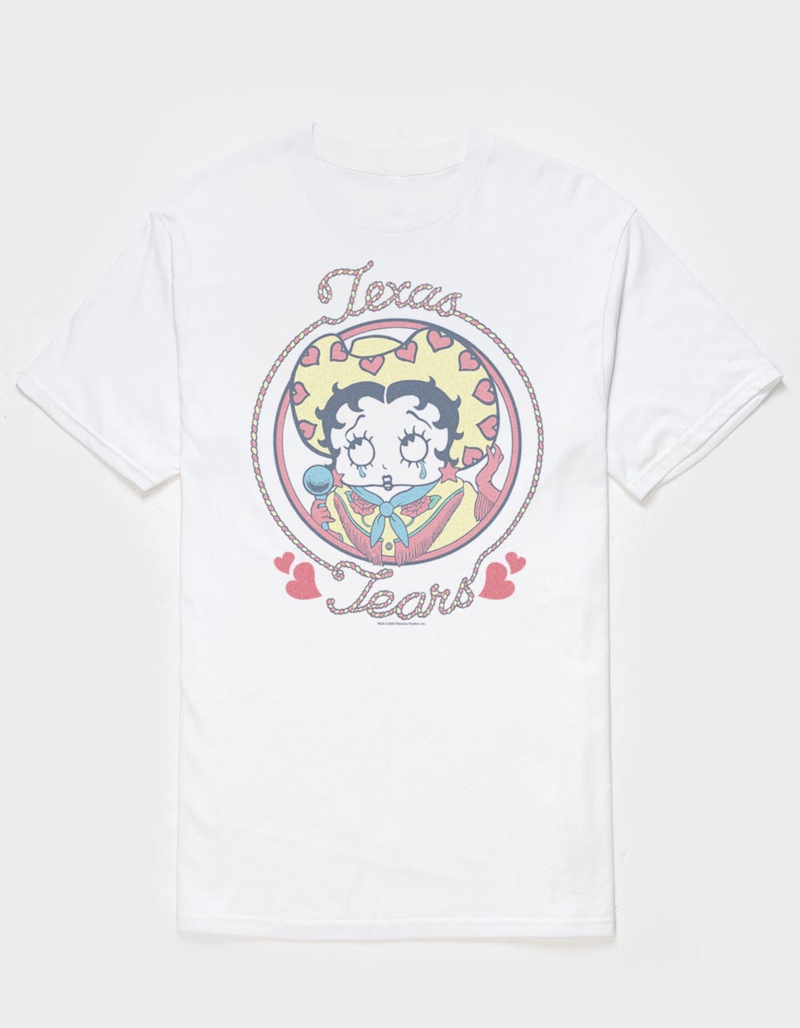 BETTY BOOP Texas Tears Unisex Tee - WHITE - S | Tillys