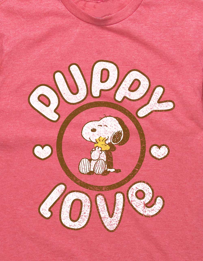 PEANUTS Puppy Love Snoopy Distressed Unisex Tee - HTRED - S | Tillys