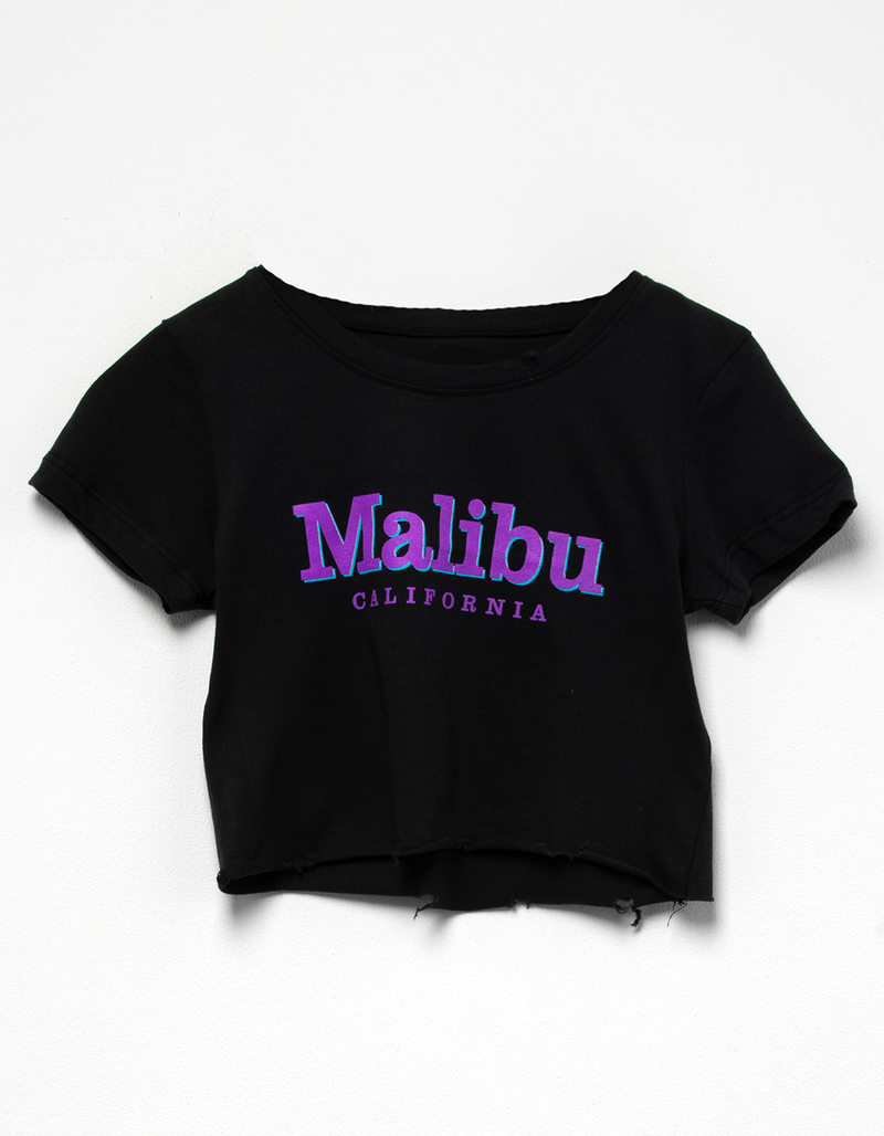PRINCE PETER Malibu Girls Crop Tee - OFF-BLACK | Tillys