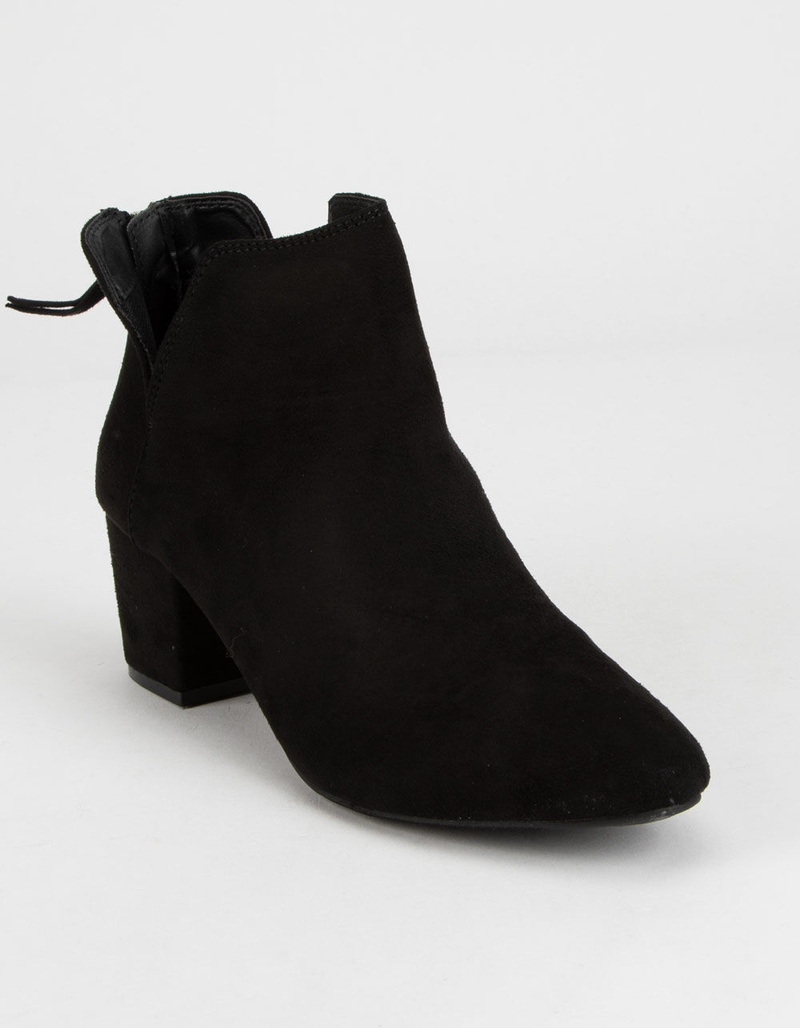 QUPID Chop Out Black Womens Booties - BLACK - 5.5 | Tillys