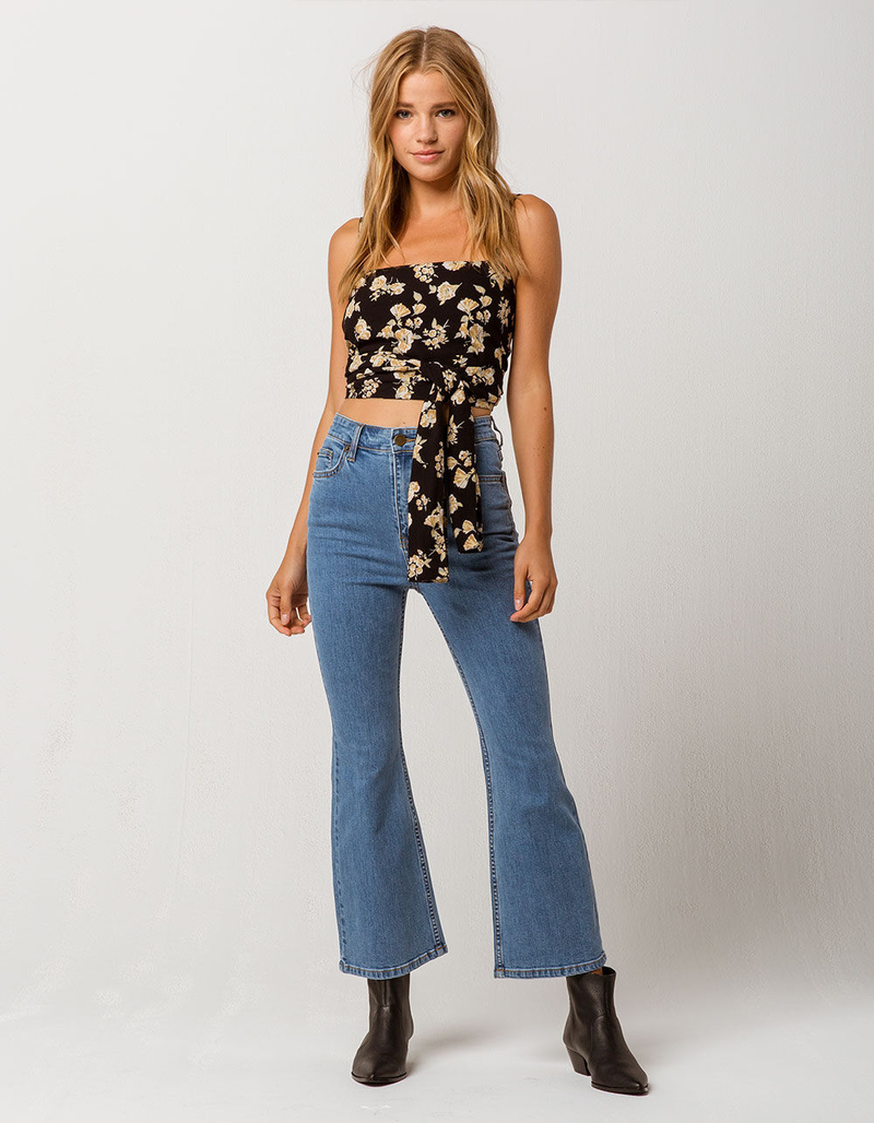 AMUSE SOCIETY Beach Boogie Womens Flare Jeans - BLUE | Tillys