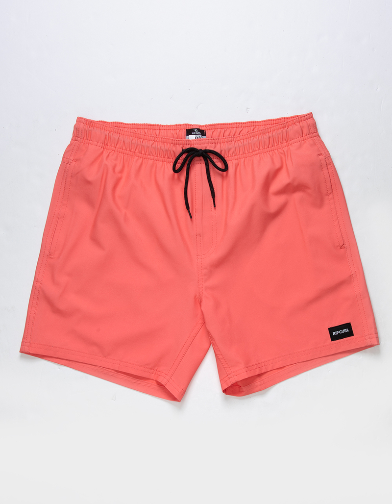 RIP CURL Backyard Mens 16'' Volley Shorts - CORAL | Tillys