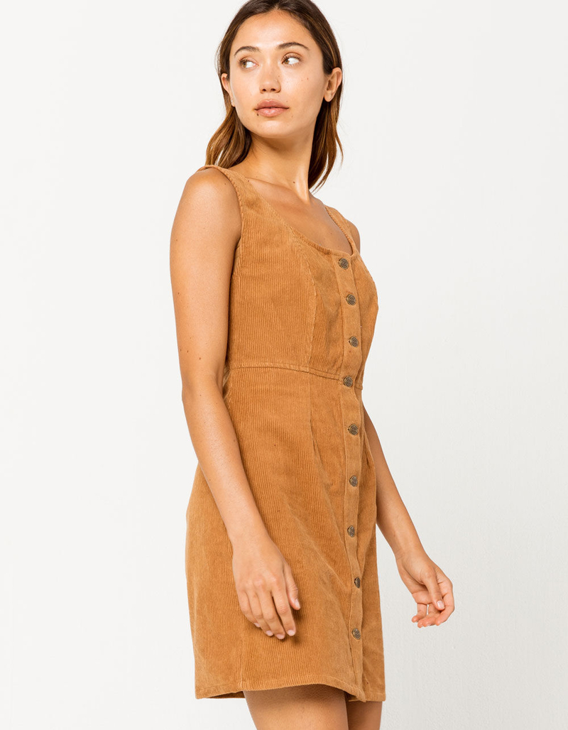Element Mony Corduroy Structured Dress Tobacco S Tillys