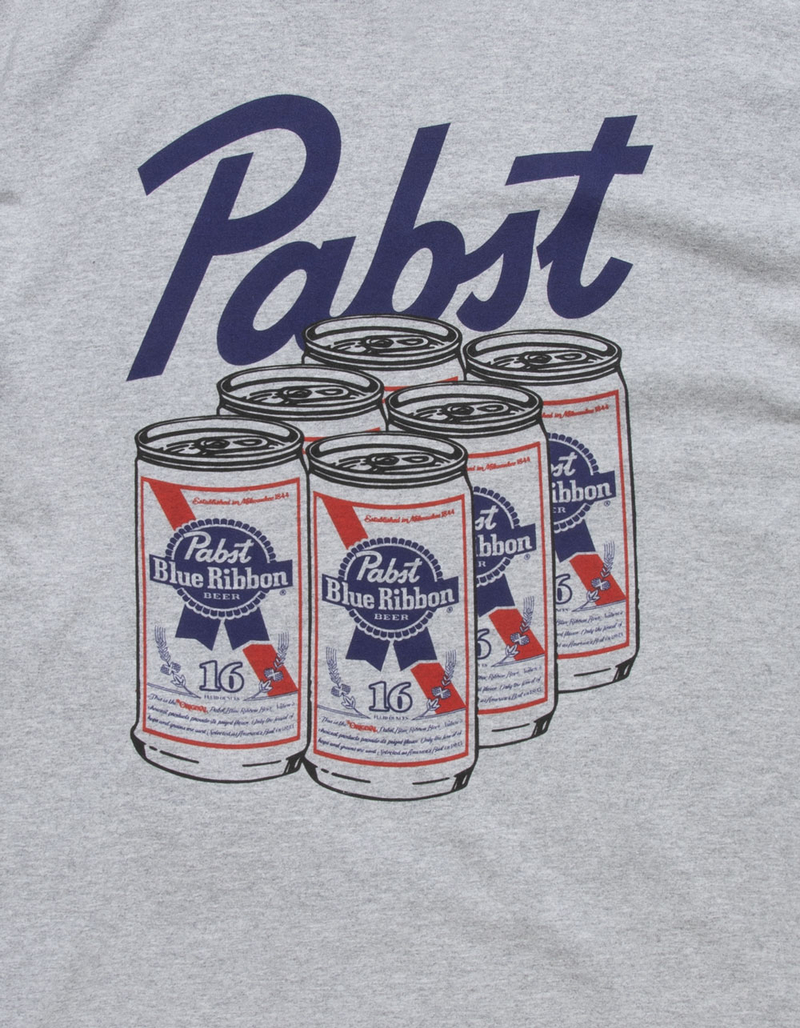 RSQ Pabst Blue Ribbon Mens Tee - HEATHER GRAY - XL | Tillys