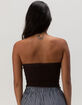 RSQ Womens Lace Trim Tube Top - BROWN | Tillys