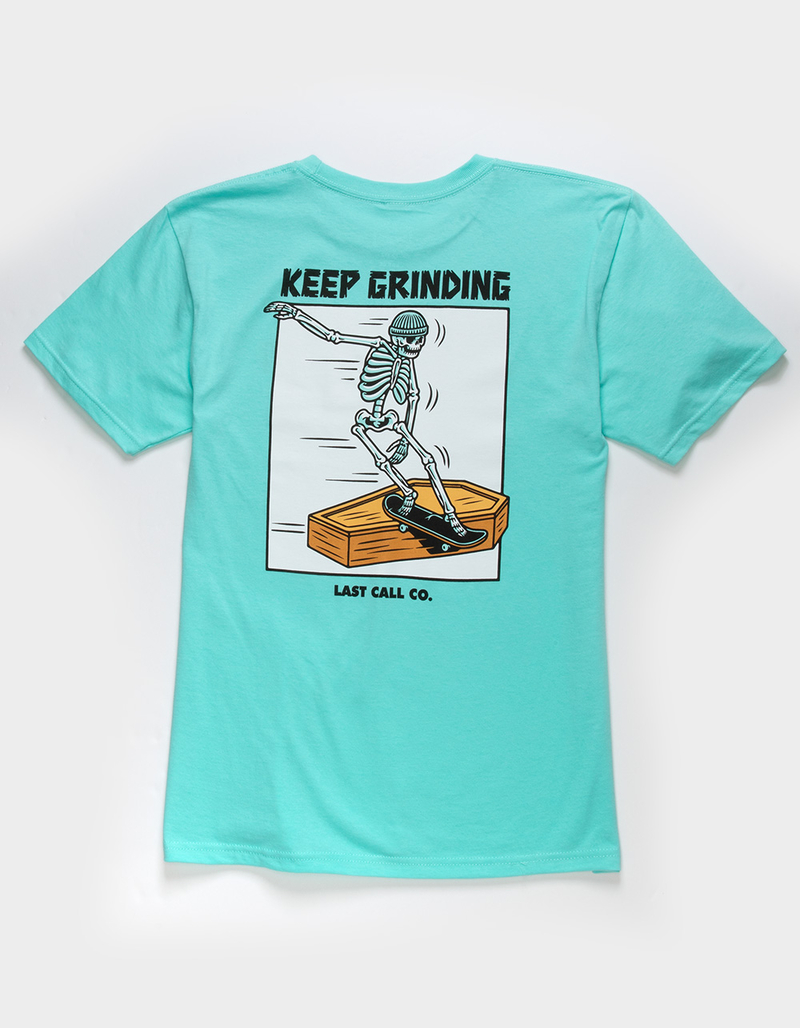 LAST CALL CO. Keep Grinding Boys Tee - MINT - XL | Tillys