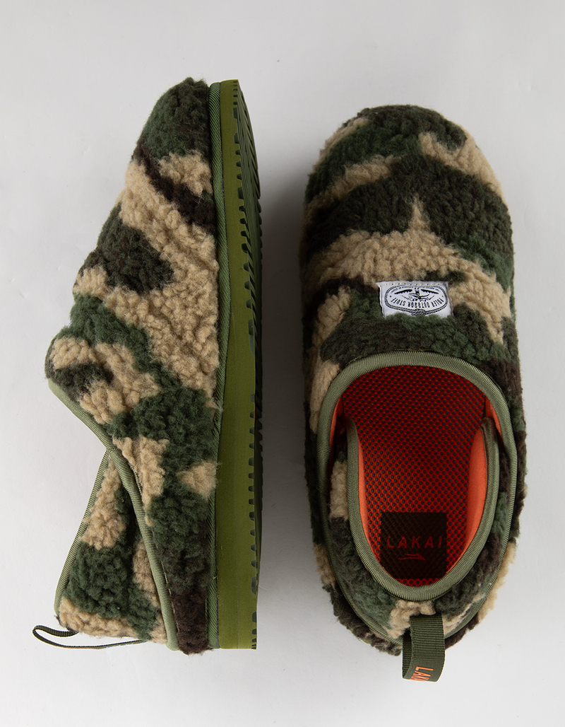 LAKAI x Poler Owen Mens Slippers - CAMO | Tillys