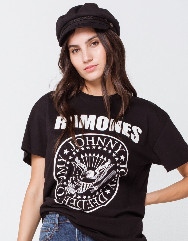 MERCH TRAFFIC Ramones Crest Womens Tee - BLACK - M | Tillys